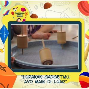 Jual |LEGEND| Permainan Tradisional Gasing Bambu - Kab. Boyolali ...