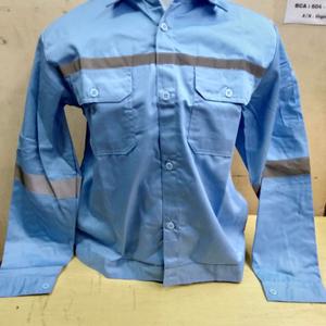 Jual Baju Safety Lengan Panjang K3 Proyek/ Kemeja Sefty Kerja K3 ...