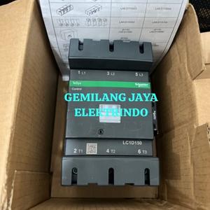 Jual KONTAKTOR SCHNEIDER LC1D150 220V 3P 150A 75KW LC1D150M7 TYPE BARU ...