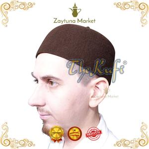 Jual Kopiah Atau Peci Tarbus Warna Coklat Tua Bahan Asli Wol Domba The ...