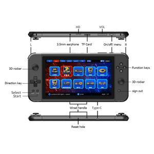 Jual 3D Retro Game Console HD for Kids 7 Inch Hand-Held Game Device ...