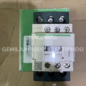 Jual KONTAKTOR SCHNEIDER LC1D32B7 24V AC 3P 32A AC3 1NO 1NC 15KW ...