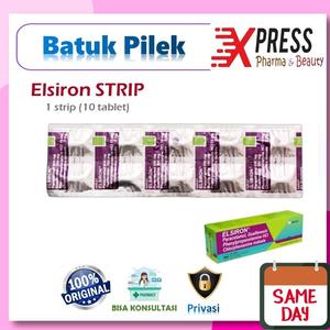 Jual "XPRESS" STRIP Elsiron Obat Batuk Pilek Esiron Isi 10 Tablet Zet ...