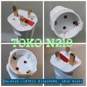 Jual Colokan Konverter Kaki 3 (Colokan Ac) Ke Kaki 2 Alat Listrik ...