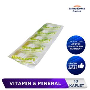 Jual BECEFORT STRIP 10 KAPLET / MULTIVITAMIN / KIMIA FARMA - Kab. Ngawi ...