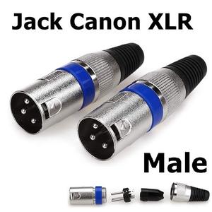 Jual Jack Canon XLR 3 Pin Male ( Mixer Connector Canare ) 3 lubang Male ...