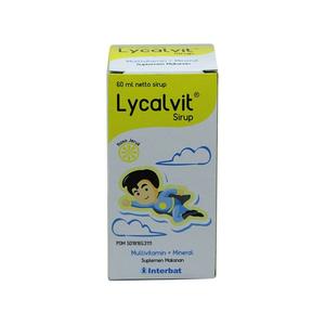 Jual LYCALVIT SIRUP 60 ML / MULTIVITAMIN / KIMIA FARMA - Jakarta ...