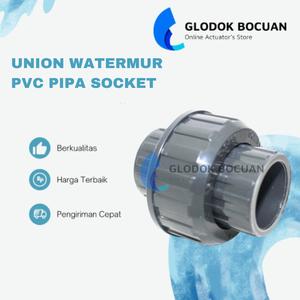Jual 1" Fitting Watermur PVC Union Water Mur Pipa Socket Connection JIS ...