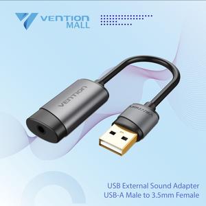 Jual Vention USB A Sound Card External Adapter for Windows Mac Linux ...