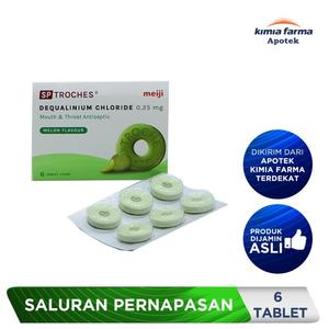 Promo SP TROCHES MELON 6 TABLET HISAP / PERMEN ANTISEPTIK TENGGOROKAN ...