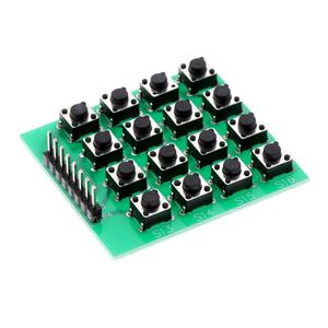 Jual 4x4 Matrix Keypad Keyboard Module 16 Push Buttons MCU Mini Practical Keyboard Expansion ...