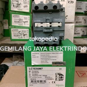 Jual KONTAKTOR / CONTACTOR SCHNEIDER LC1E50 LC1E50M7 COIL 220V ORIGINAL ...