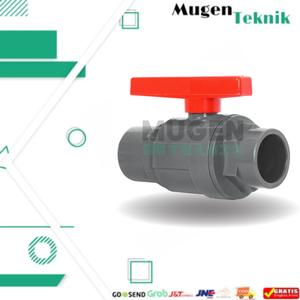 Jual 1" Stop Kran Ball Valve PVC 2PC Body / Stop Keran Air Ball Valve 2 PC Body Pipa Socket ...