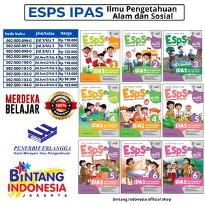 Jual Erlangga - Buku Pelajaran ESPS IPAS kelas 1,2,3,4,5, dan 6 SD/MI ...