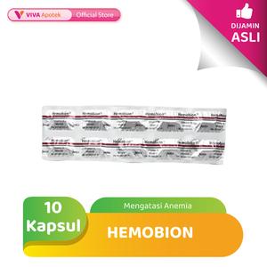 Promo Hemobion Suplementasi untuk Mengatasi Anemia (10 Kapsul ...