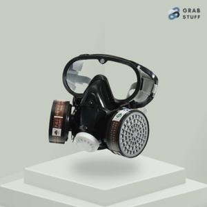 Jual Top Masker Gas Respirator Full Face Anti-Dust Chemical / Masker ...