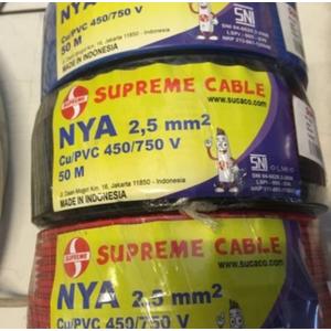 Jual Kabel Supreme NYA 2.5 mm Hitam 1 Roll 50 Meter - Jakarta Pusat - GEMILANG JAYA ELEKTRINDO ...