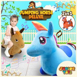 Promo Animal Jumping Mainan Anak Kuda Kudaan Karet Deluxe Fungsi 2 in 1 ...