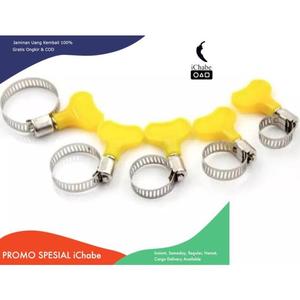 Jual KLEM SELANG GAS LPG AIR PENGUAT kuping hose clamp putar ring clam ...