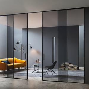 Jual Modern House Security Panel Sliding Aluminum Frame Sliding Door ...