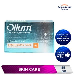 Jual OILUM BRIGHT CARE CLEANSING BAR 85 GR / SABUN MANDI / KIMIA FARMA ...