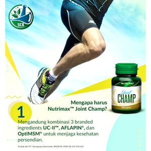 Jual Nutrimax Joint Champ 30 Tablet - Vitamin Glucosamine Sulfate Chondroitin Nyeri Sendi ...