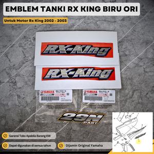 Jual STIKER EMBLEM RX KING TANGKI BIRU 2002 2003 ORIGINAL | 3KA-F4161 ...