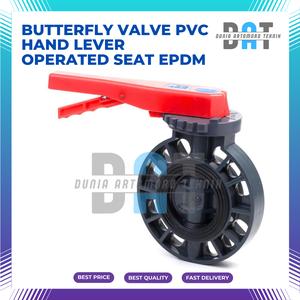 Jual 4" Butterfly Valve PVC Hand Lever Operated Seat EPDM Universal ...