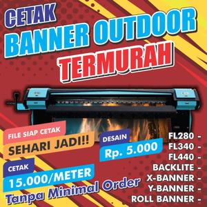 Jual Cetak Banner Digital Print Outdoor / Print Spanduk Custom Murah Baliho Frontlite Backdrop ...
