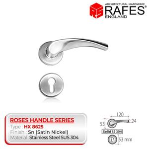 Jual Handle Pintu Roses RAFES ENGLAND Stainless Steel SUS 304 HX 8625 ...