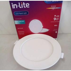 Jual Inlite Downlight Led Panel 9 Watt Bulat - Putih,kuning,kuning semu ...