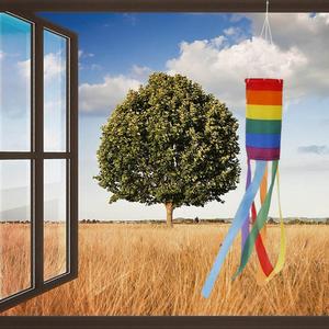 Jual New 60cm Windsock Rainbow Wind Gay Pride Flag Measurement ...