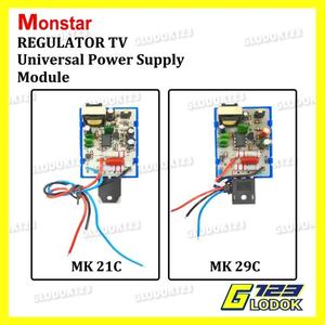 Jual Regulator TV Gacun 21 29 Inch Power Supply Switching Module MK 21C ...