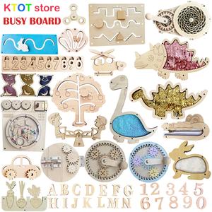 Jual Busy Board Diy Accessories Montessori Early Education Toys Kids ...