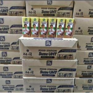 Jual Susu UHT Food Station Cokelat 200ml x 24pcs Sekarton - Jakarta ...
