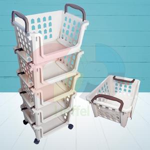 Jual Rak Plastik Roda Serbaguna Susun 5 Greco – Rak Troli Rak Dapur Rak ...
