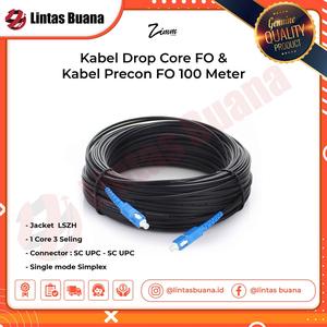 Jual Kabel Drop Core Fiber Optik/Kabel Precon FO 100 Meter - Kab ...