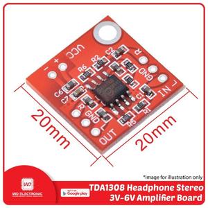 Jual JT-2024 TDA1308 HEADPHONE AMPLIFIER BOARD MODULE 3V-6V STEREO ...