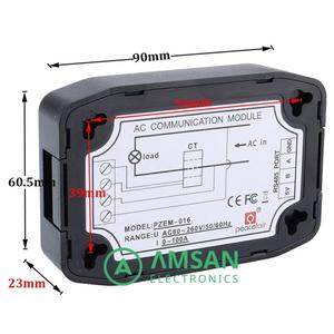Jual Peacefair PZEM-016 100A AC Communication Module RS485 Multi Meter ...