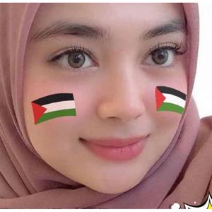 Jual Atribut Palestina / Stiker Pipi Bendera Merah Putih 17 Agustus ...