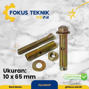 Jual 10 x 65 mm Baut Dynabolt tanam dinding Kunci 12mm - Kota Pekanbaru ...