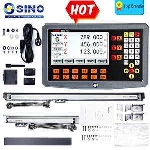 Jual SINO LCD 2 Axis 3 Axis DRO Sets Digital Readout Display with Scale Linear Encoder Grating ...
