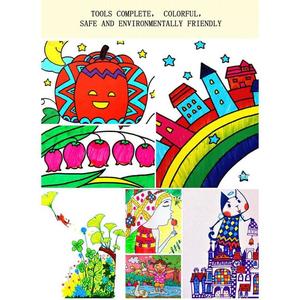 Jual Set Alat Mewarnai Menggambar Anak Colorful Childrens 168 PCS ...