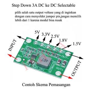 Jual JT-2024 STEP DOWN 3A DC KE DC SELECTABLE STEPDOWN 3A OUTPUT FIX ...