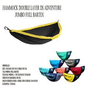 Jual Hammock Double Ds Adventure Jumbo Full Bartex - Ayunan Gantung Dewasa Besar - Hamock Jumbo ...