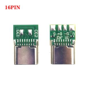 Jual USB 3.1 Type-C Jack Connector 14/16Pin Female Socket Receptacle ...