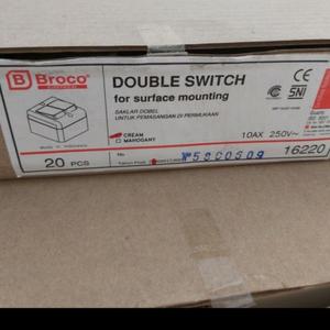 Jual JT-2024 OB SERI BROCO ORIGINAL/SAKELAR DOBEL TEMPEL BROCO ORIGINAL ...