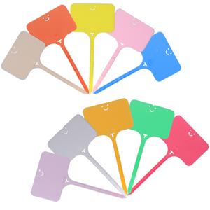 Jual 30/50/100PCS Plastic Plant Label T-shaped Gardening Labels 10 ...