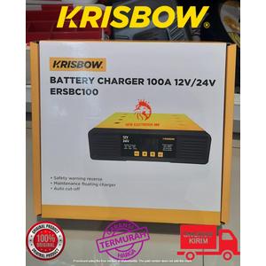 Jual KRISBOW BATTERY CHARGER 100A 12V/24V ERSBC100 10553045 - Jakarta ...