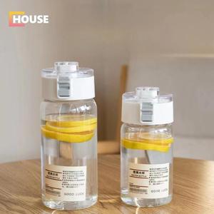 Jual TUMBLR CLEAR AESTHETIC/ BOTOL MINUM TRANSPARAN - 350ML - Kab ...